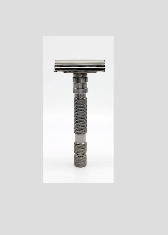 Rockwell Model T Safety Razor Gunmetal Chrome | Shaggy & Slick's